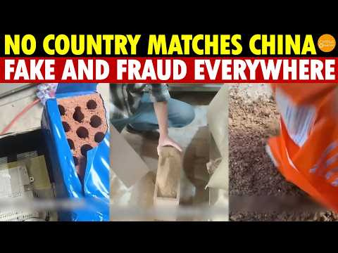 No Country Matches China in Fake & Fraud! Bricked Batteries, Cement in Furniture, Dirt in Detergent