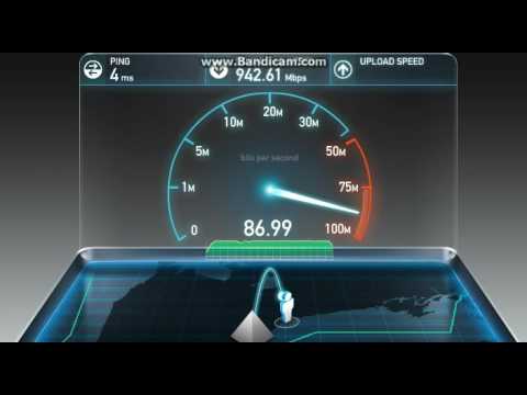 Bell Fibre Gigabit SpeedTest - YouTube