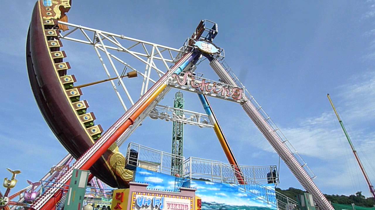 인천 월미도 공원 바이킹(Incheon Wolmido Park Viking, South Korea) - YouTube