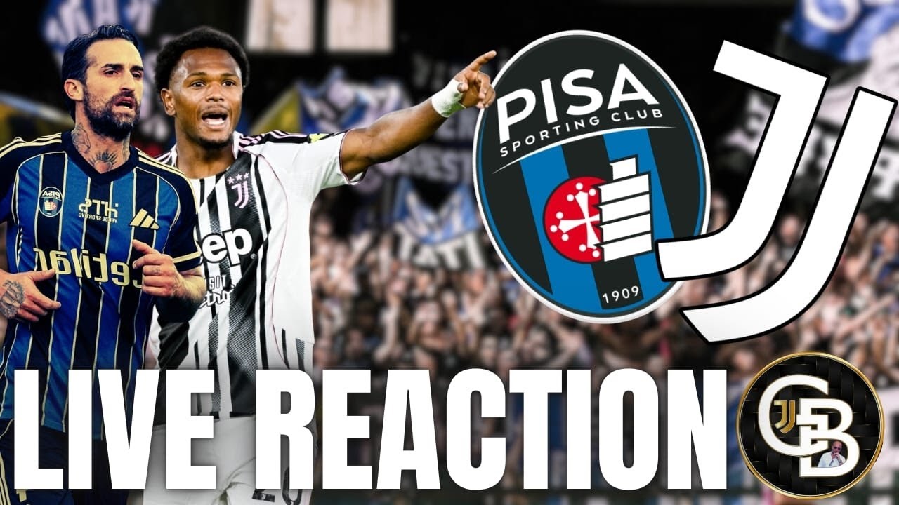 PISA JUVENTUS || LIVE REACTION || FORZA RAGAZZ || - YouTube