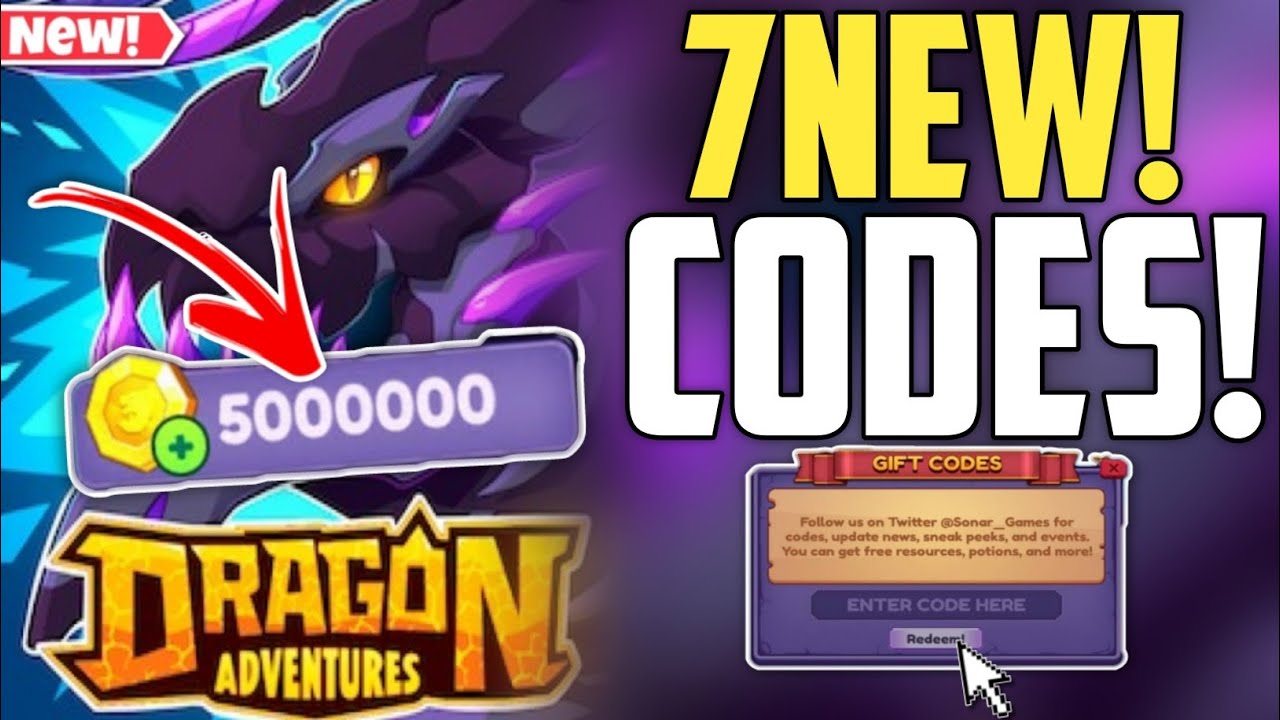 *UPD⚡CODES!* DRAGON ADVENTURE CODES IN MAY 2025 - ROBLOX! DRAGON ...