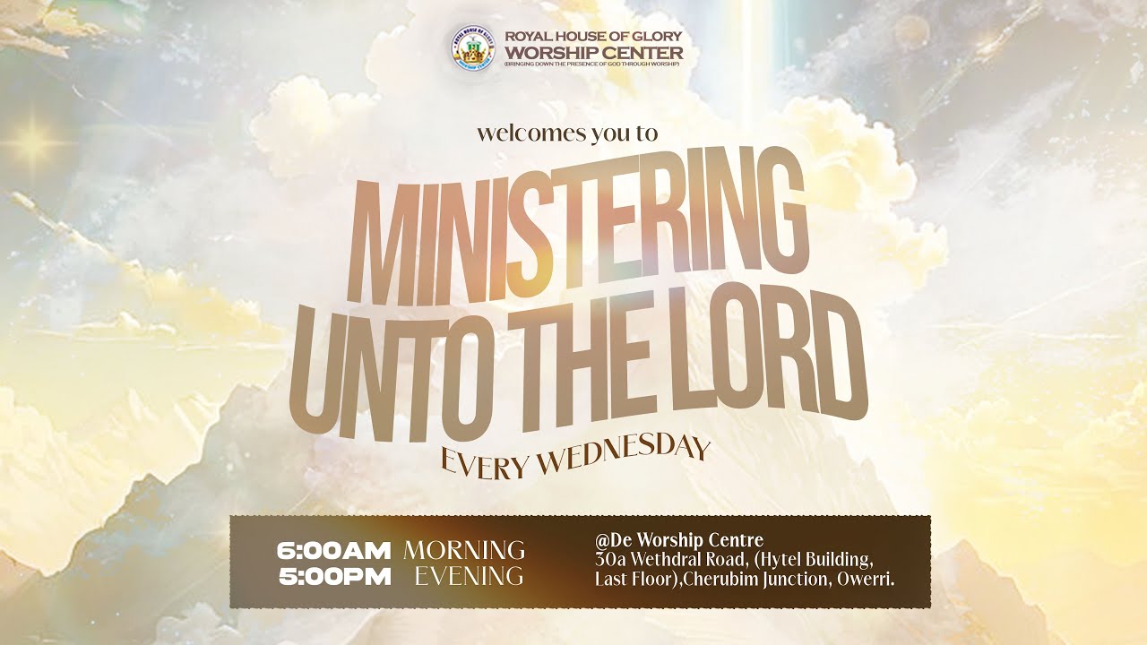 WELCOME TO MINISTERING UNTO THE LORD - YouTube