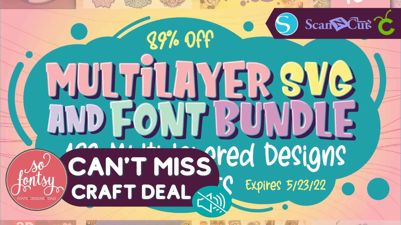 Best of Multilayer 3D SVG Designs & Fonts 🔥 So Fontsy - YouTube