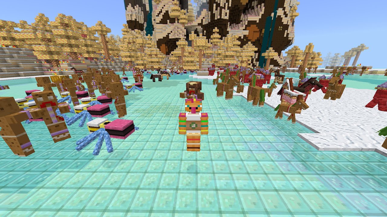 Minecraft Candy Texture Pack All Mob Textures - YouTube