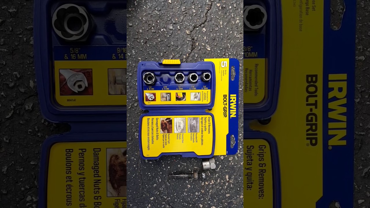 How to remove a bolt that has rounded off. - YouTube