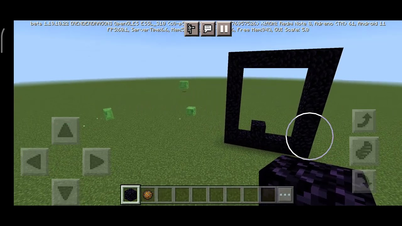 Minecraft: How to open an obsidian door - YouTube