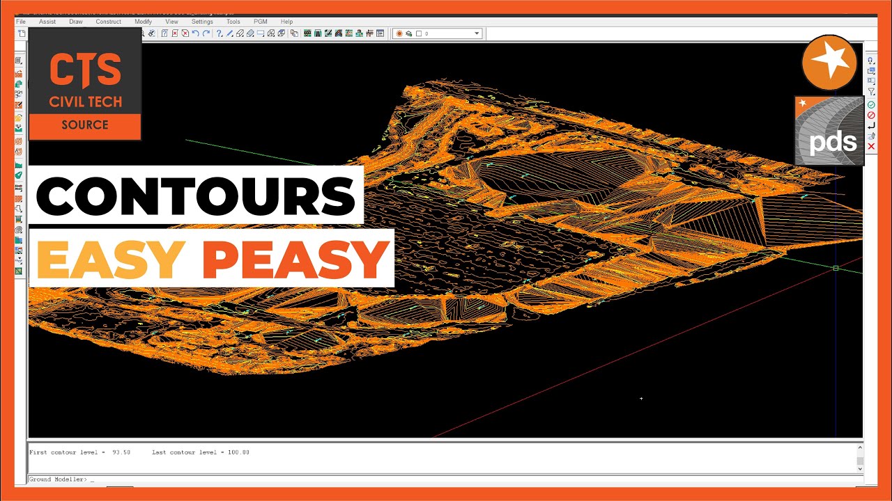 How to draw contours in PDS - YouTube