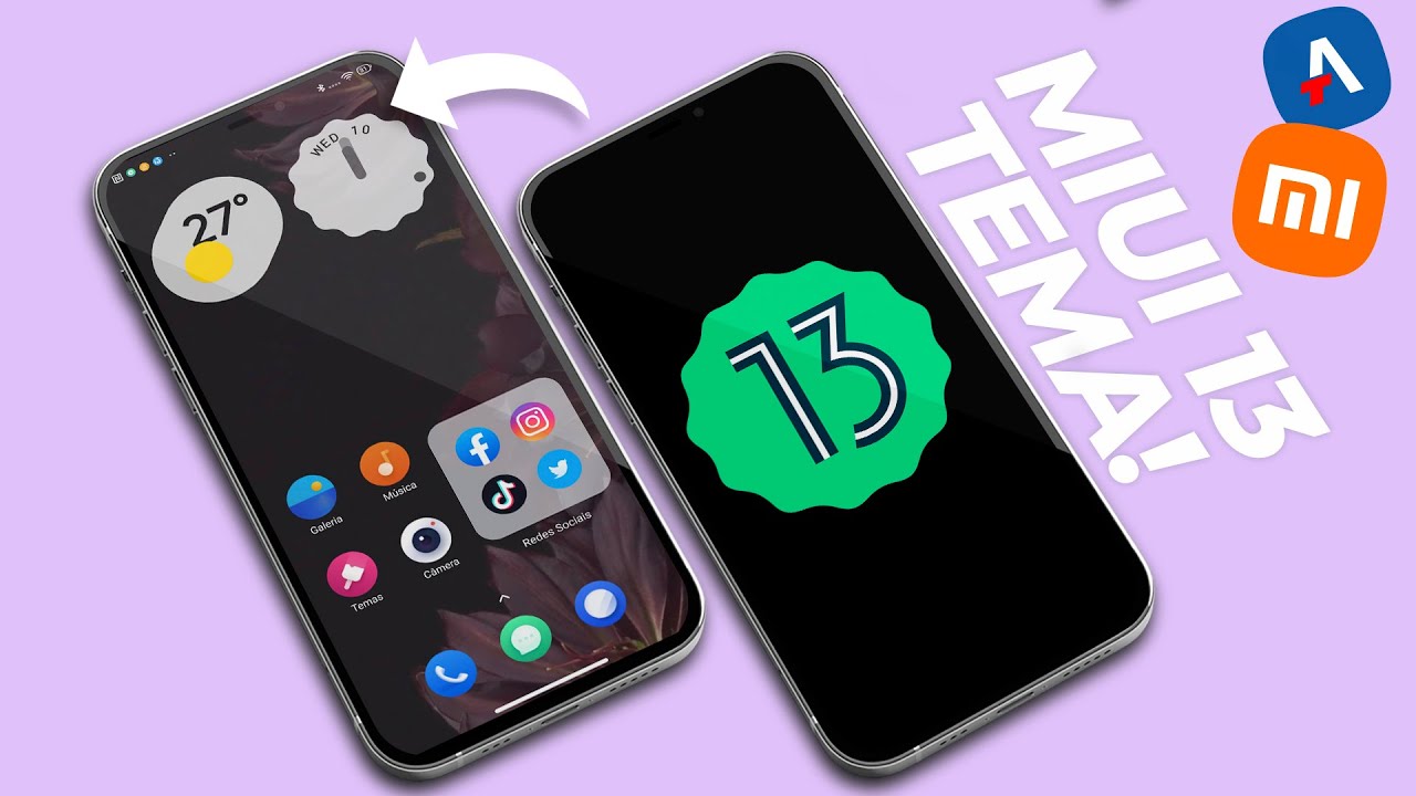 É o QUE?!😱 Esse TEMA INSTALA o ANDROID 13 Em QUALQUER XIAOMI | Temas ...