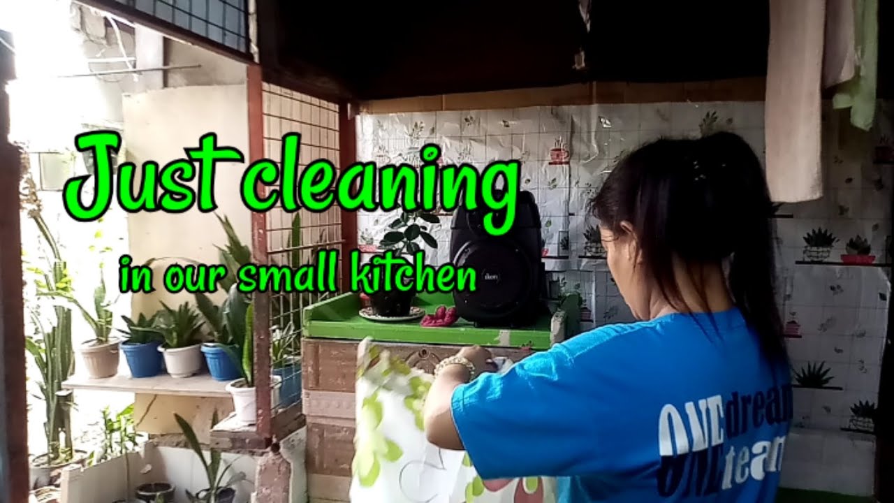 Cleaning motivation in our small kitchen - YouTube