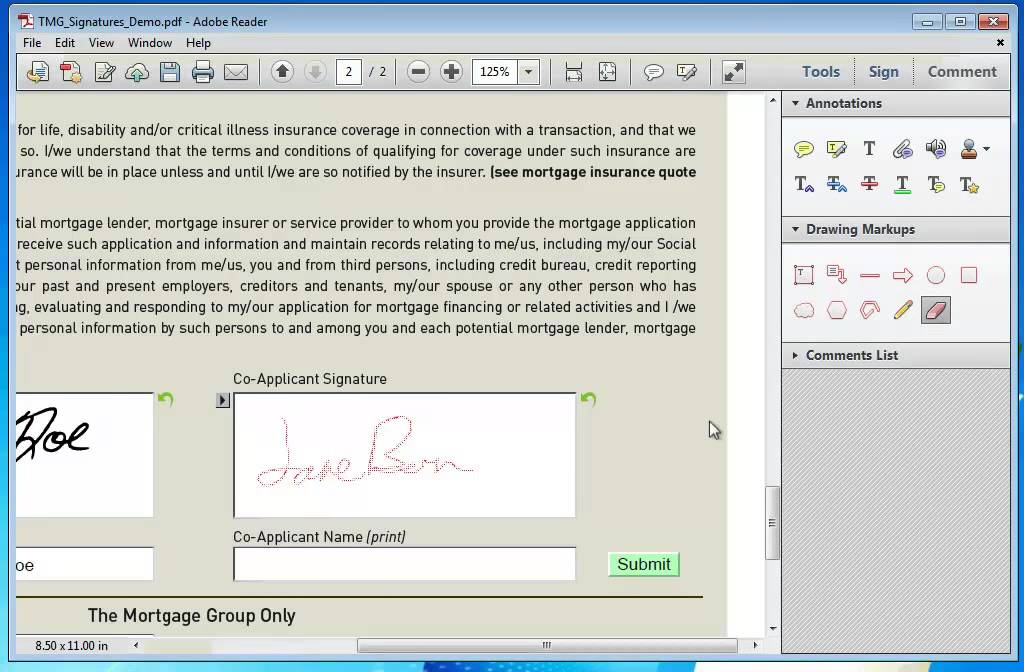 Signing a pdf without locking - YouTube