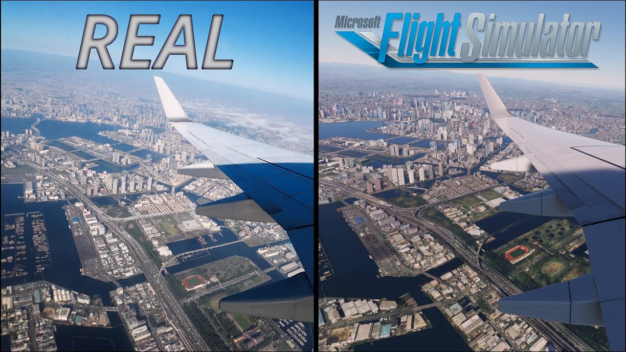 Flight Simulator vs Real Life | Tokyo Haneda Int'l Airport | MSFS 2020 ...