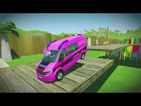 TRANSPORTING ALL POLICE CARS 🚔, AMBULANCE 🚑, GARBAGE TRUCK 🗑️ TO GARAGE ...