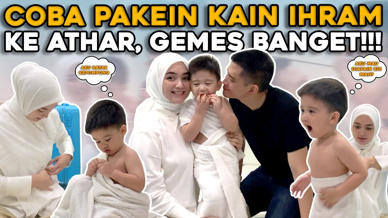 CITRA KIRANA & REZKY ADHITYA UDAH GAK SABAR PENGEN LIAT ATHAR PAKE KAIN IHRAM. - YouTube