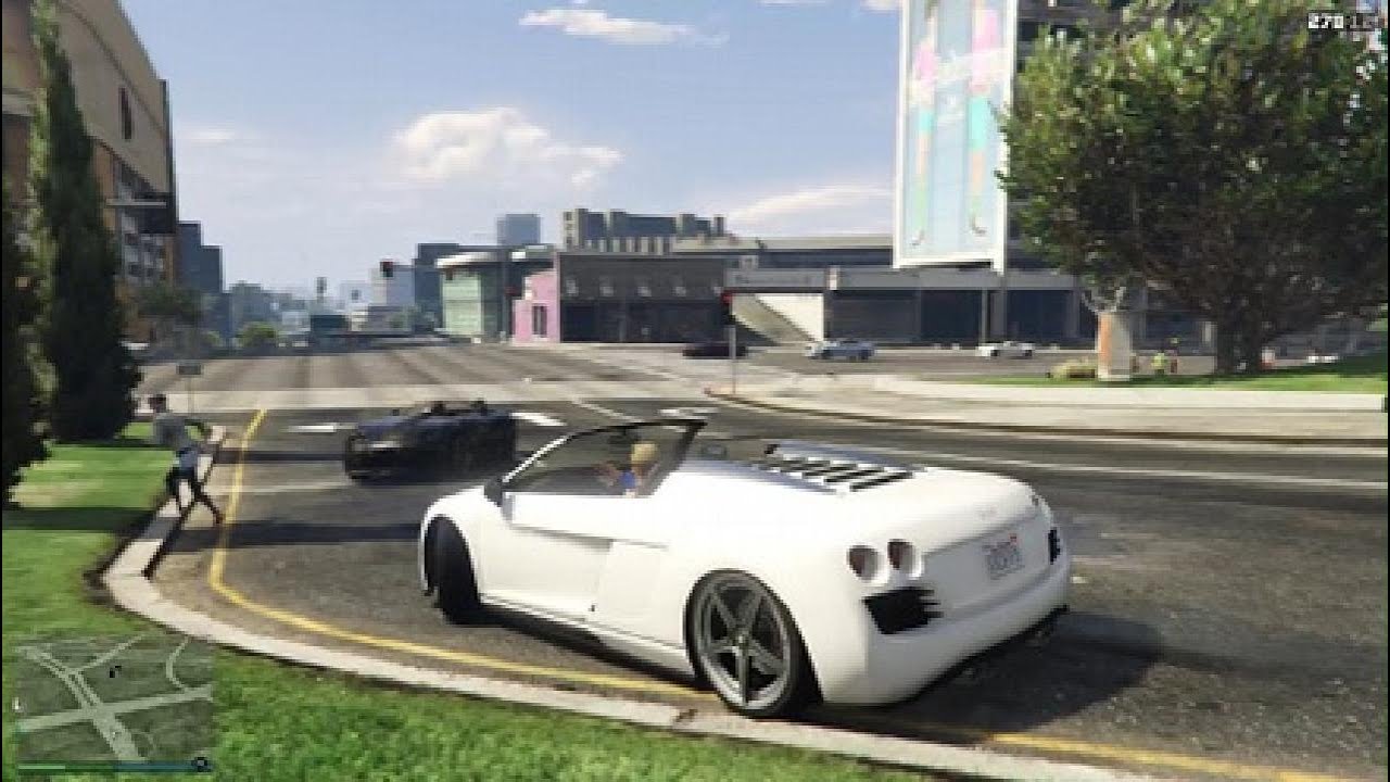 Gta 5 Online Dar Luca PINGUINUL zburator conduce in oras - YouTube