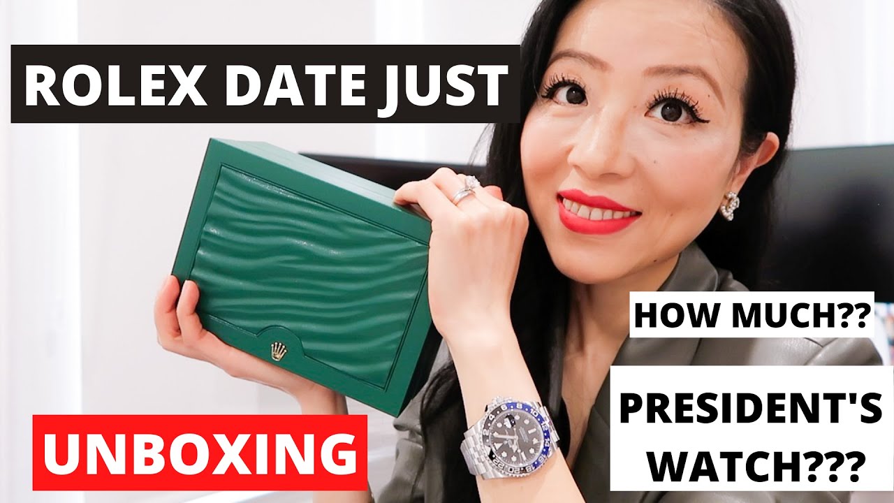 ROLEX DATE JUST UNBOXING WITH PRICE DETAIL | PRESIDENT JOE BIDEN ROLEX ...
