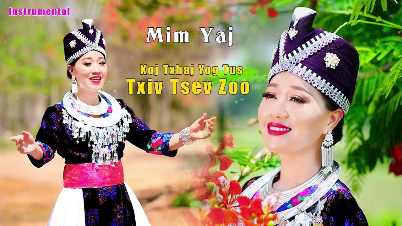 Koj txhaj yog tus txiv tsev zoo/ Mim Yaj Karaoke - YouTube