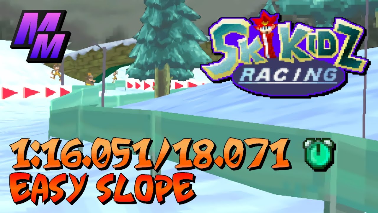 Ape Escape (Ski Kidz) - Easy Slope - 1:16.051 / 18.071 [Course & Lap ...