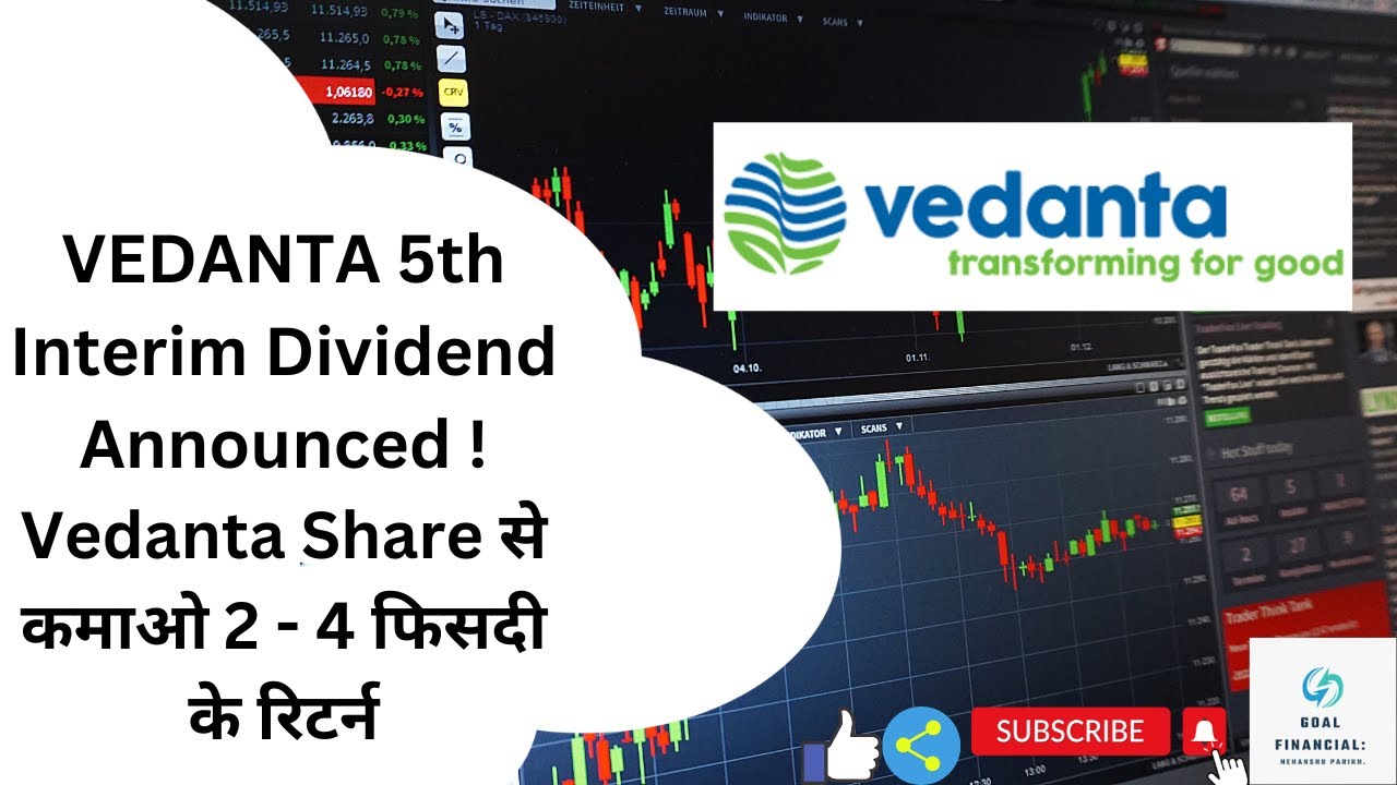VEDANTA 5th Interim Dividend Announced ! Vedanta Share Strategy #stock ...