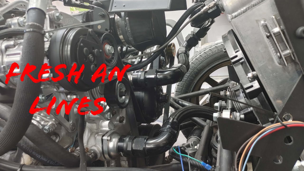 Factory Five 35 Hot Rod Truck Coolant System AN Conversion - YouTube