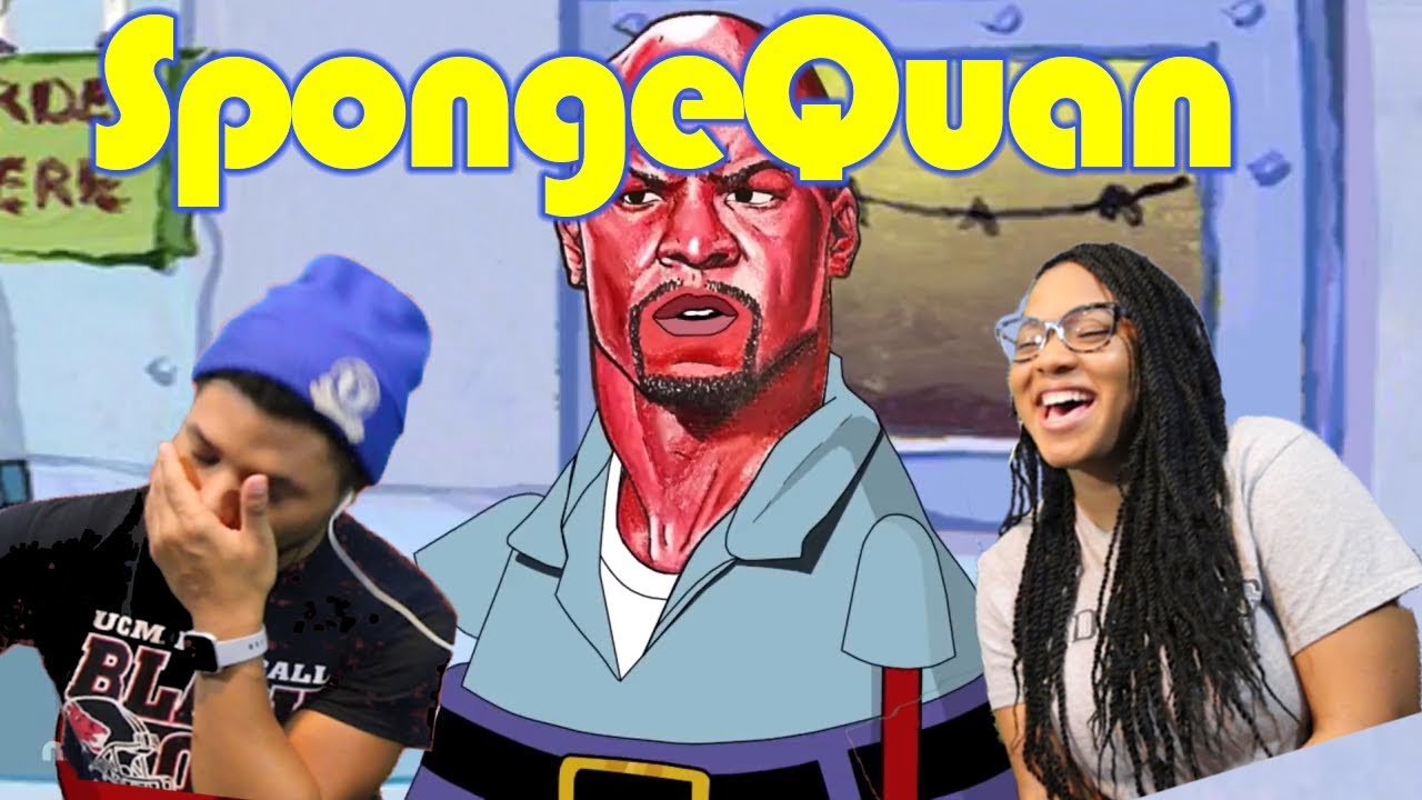 SPONGEQUAN GETS A JOB! Spongequan Ep.1 and 2 REACTION - YouTube