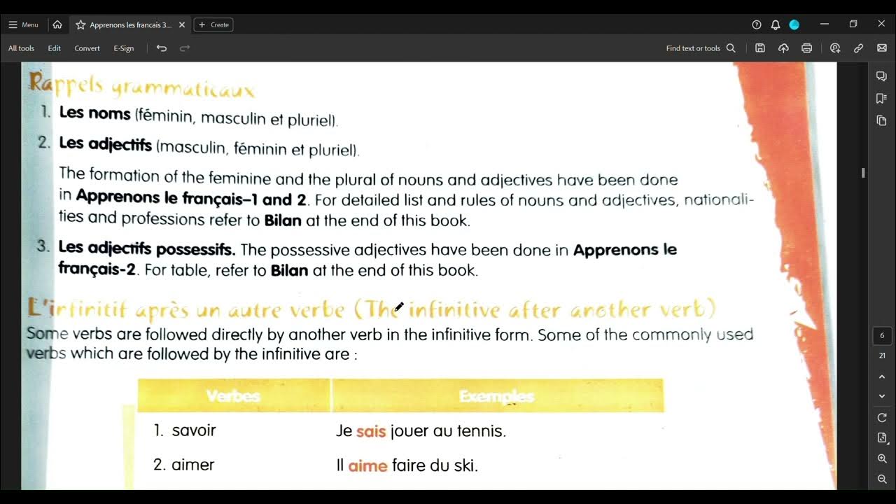 Apprenons le francais 3 Chapter 2 Il est francais ? - YouTube