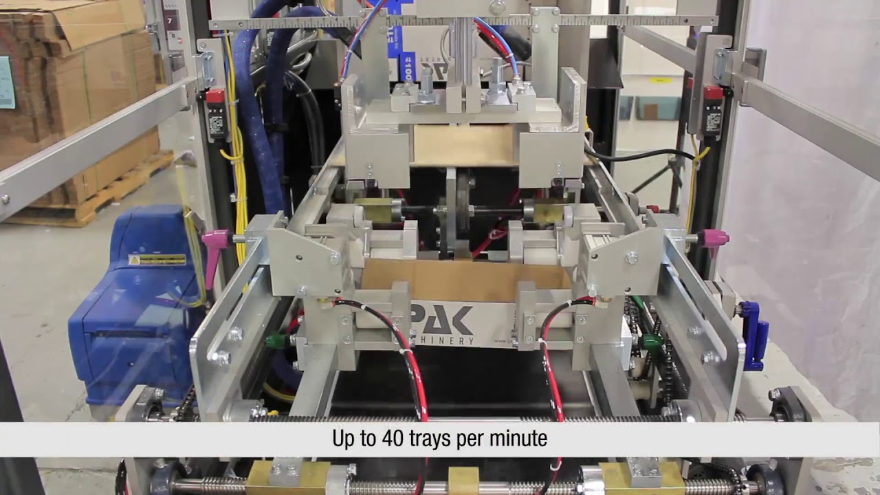 TF 100 Tray Forming Machine - YouTube