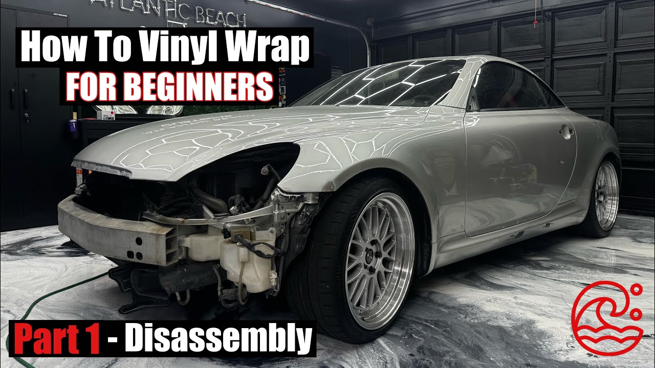 How To Disassemble a LEXUS SC430 for a Vinyl Wrap! - YouTube