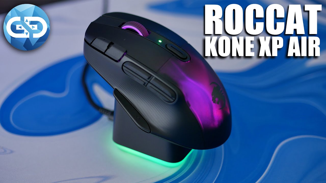 Roccat Kone XP Air Review - ENDLICH WIRELESS FÜR MMO SPIELER - YouTube