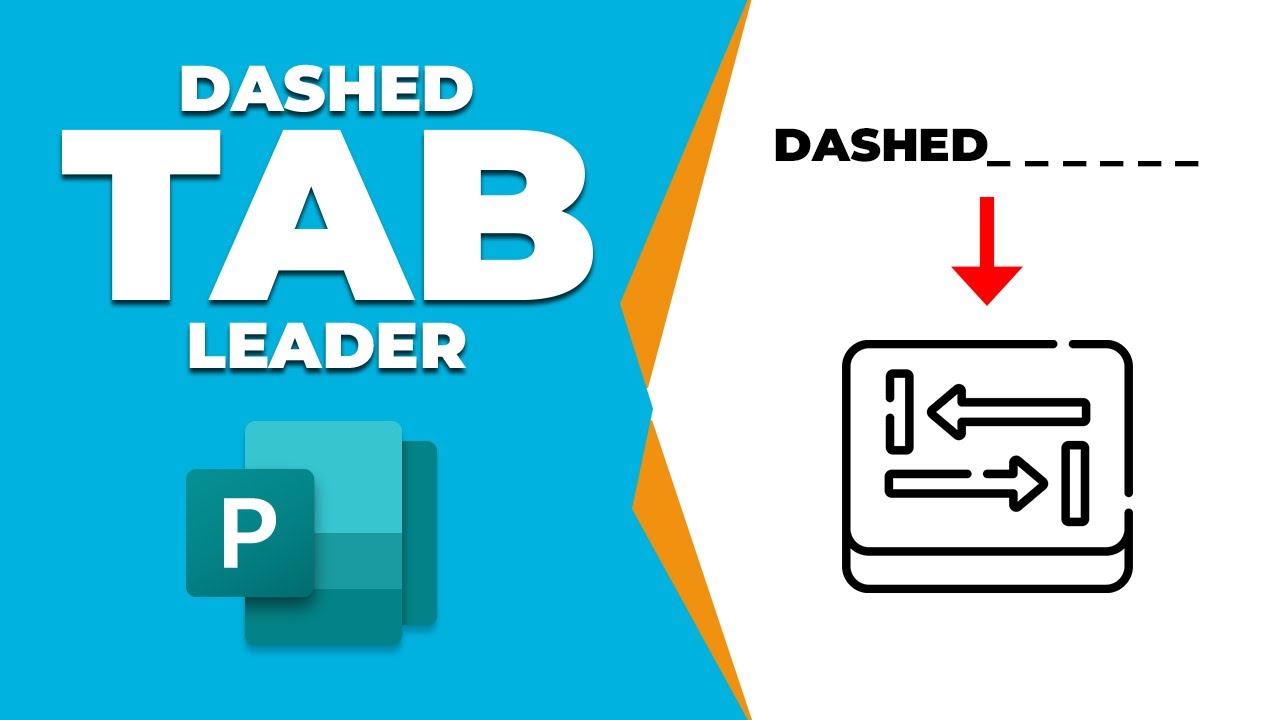 How To Add A Dashed Tab Leader In Publisher YouTube How To Add A Dashed Tab Leader In Publisher YouTube