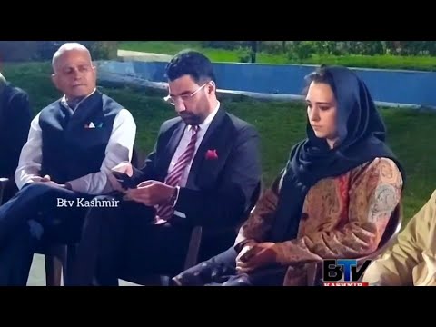 Touseef Raina speaks during the farewell of GoC 19 Division, Major Gen ...