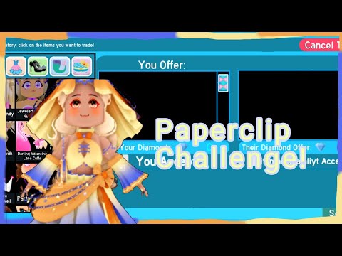 Doing the PAPERCLIP CHALLENGE?! will it be successful?? watch to see ...