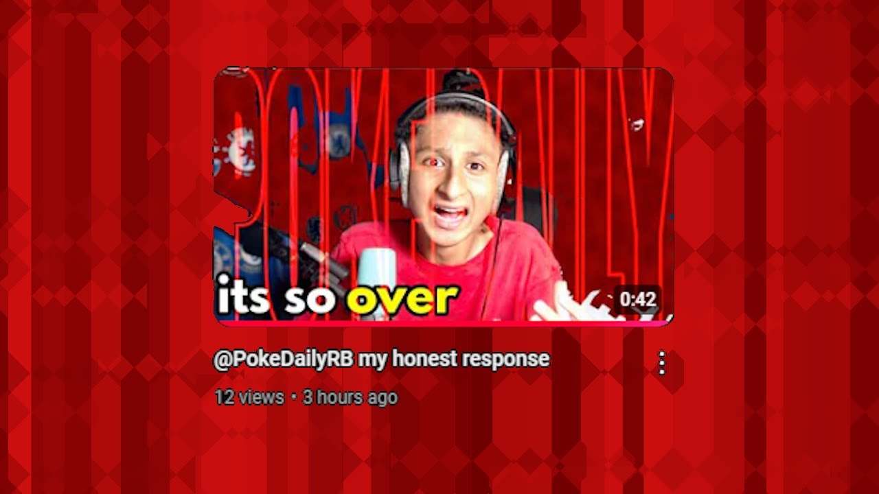 @PokeDailyRB my honest response to @PokeDailyRB my honest response ...