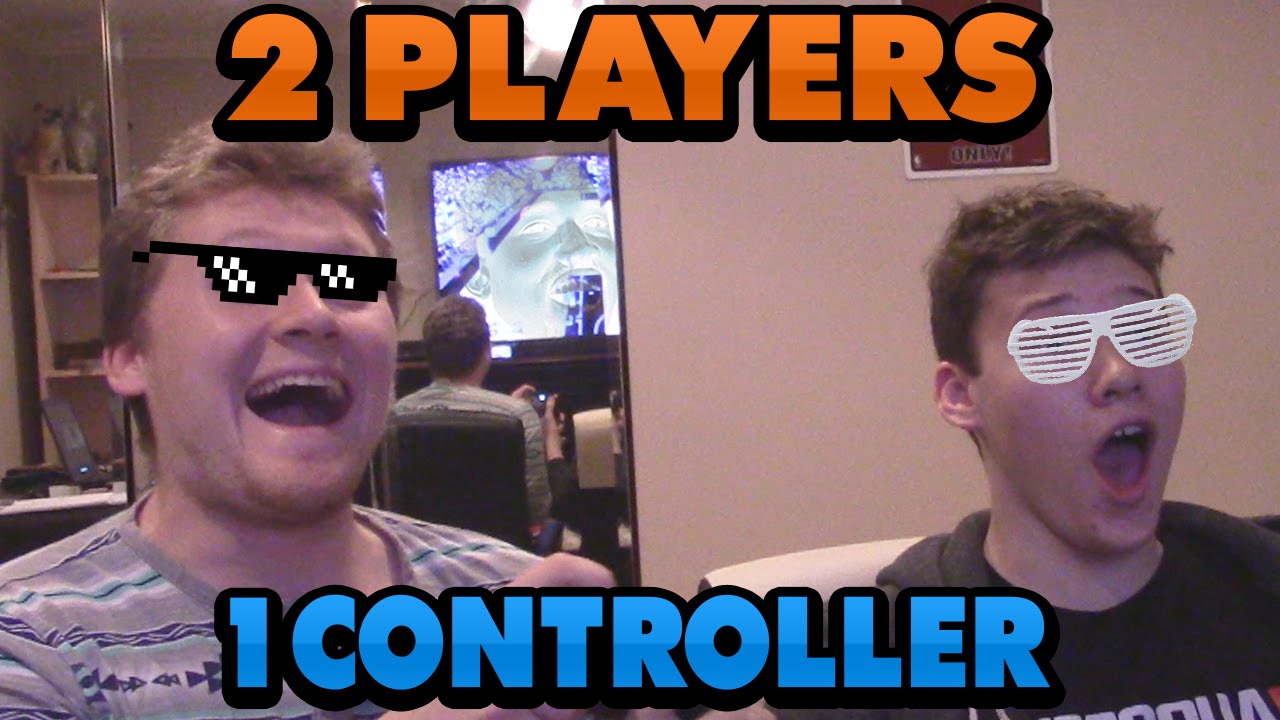 TWO PLAYERS ONE CONTROLLER CHALLENGE WITH JESSERTHELAZER - YouTube