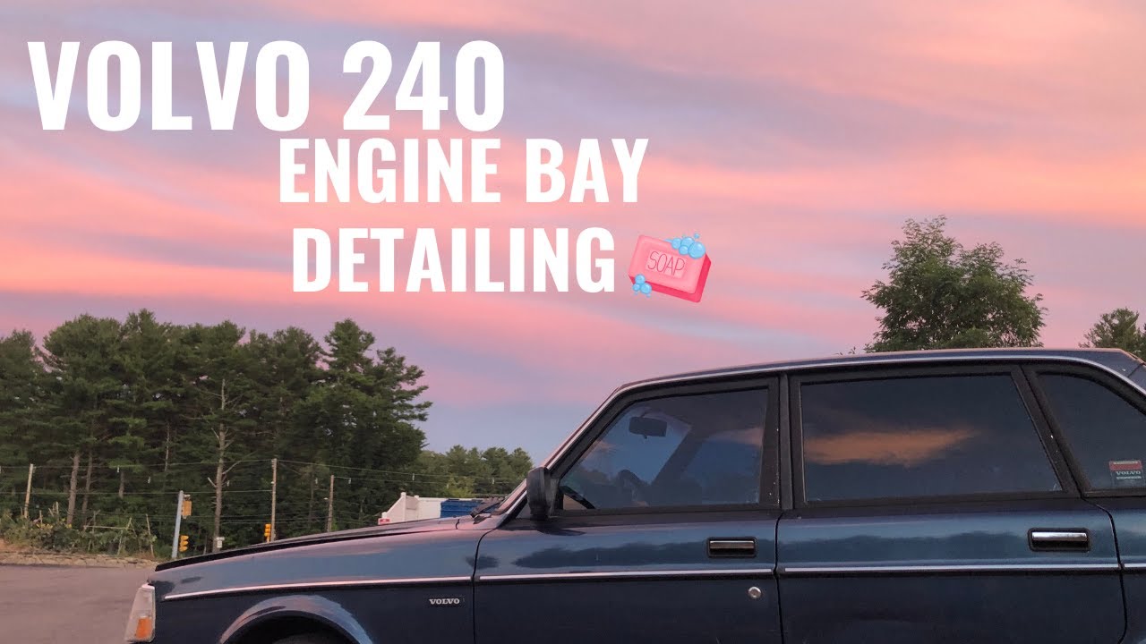 240 Engine Bay Detailing - YouTube