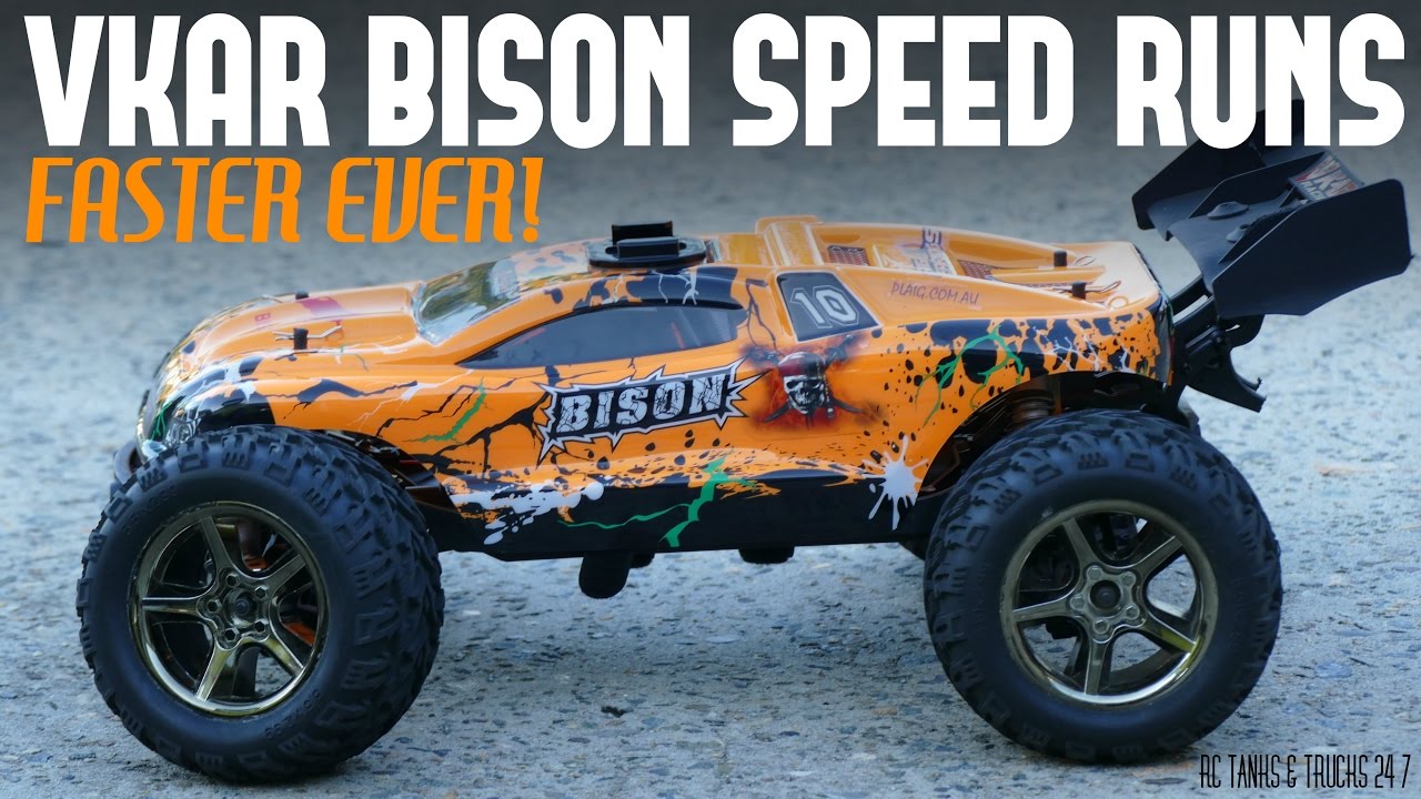 VIKAR Bison Speed Runs ROUND 2 - NEW SPEED RECORD! - YouTube