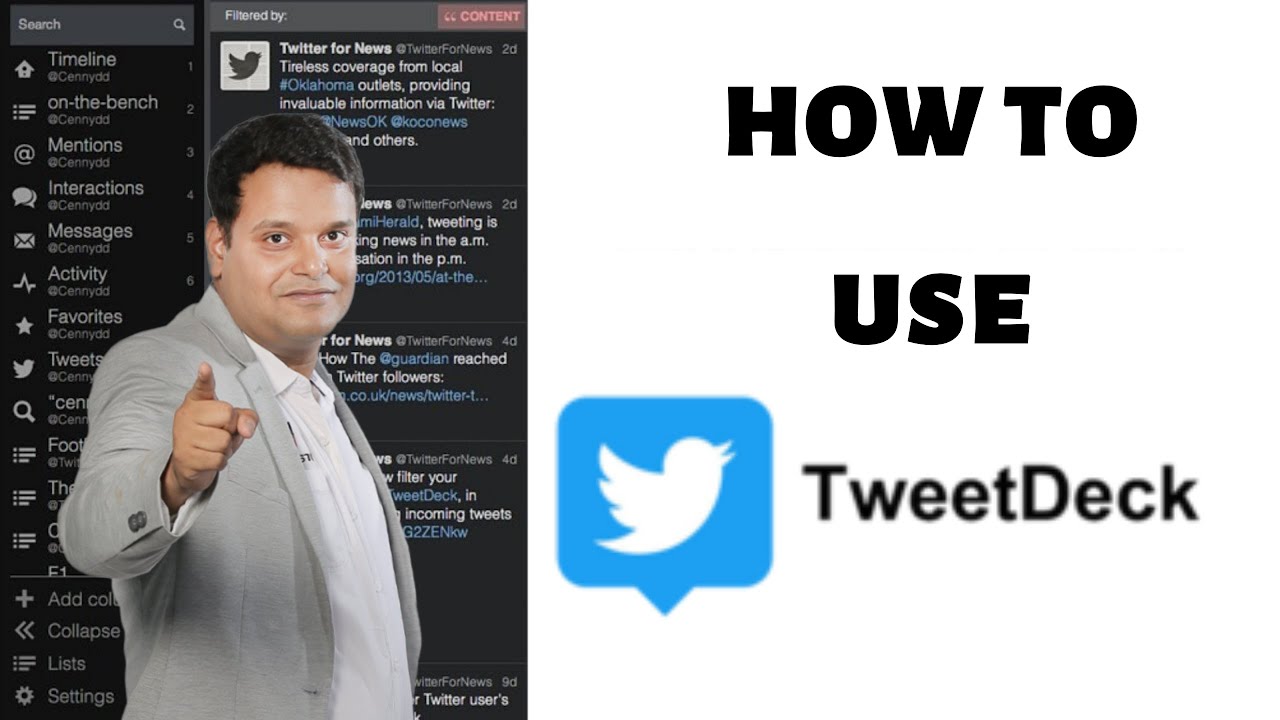 Tweetdeck Tutorial Beginners | Social Media Monitoring | Twitter Tools - YouTube