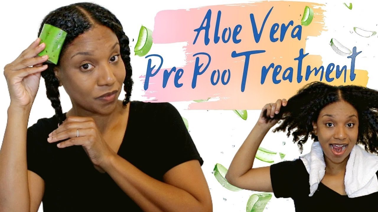 How to Pre-Poo with Aloe Vera and Oil - YouTube