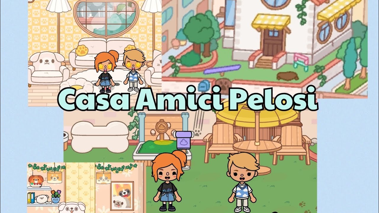 Arrediamo la casa amici pelosi con voi!😝💛/ storie su toca Word - YouTube