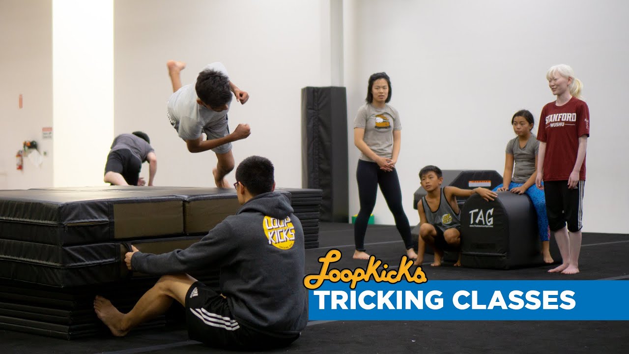 Loopkicks Tricking Class - Learn how to FLIP, KICK, AND TWIST - YouTube