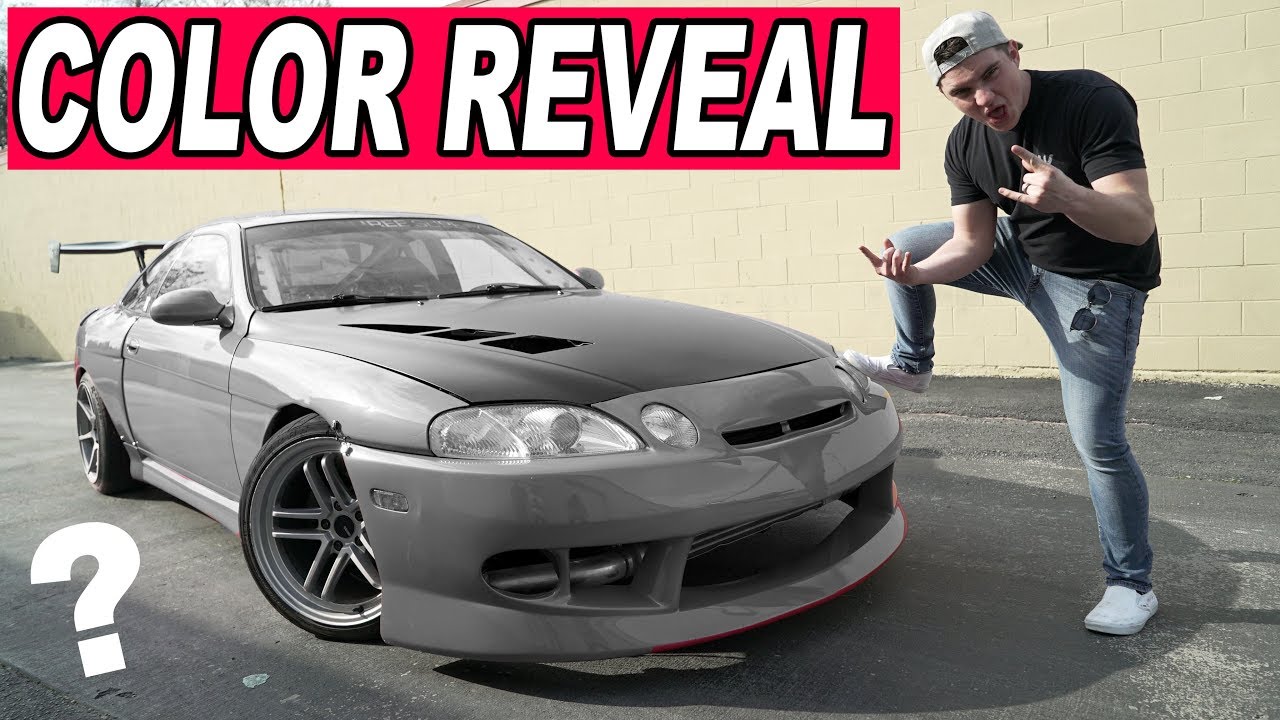 1JZ SC300 COLOR REVEAL! (Craziest color I could think of) - YouTube