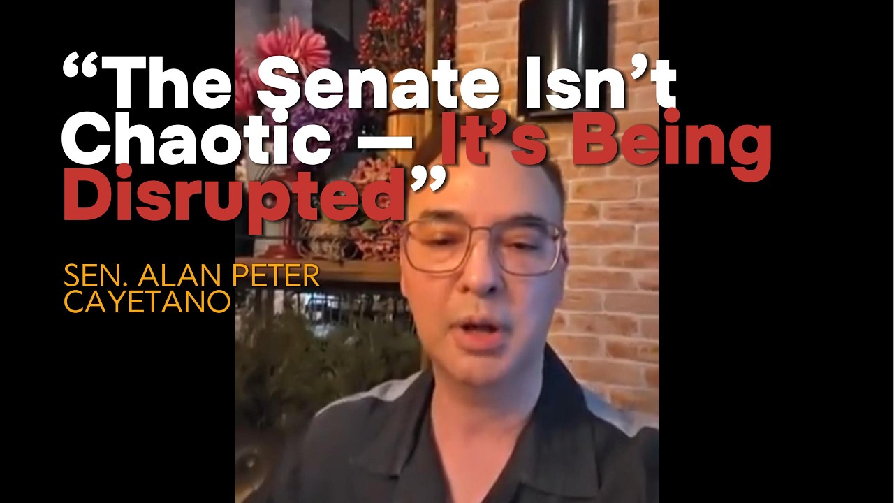 “The Senate Isn’t Chaotic — It’s Being Disrupted” - YouTube