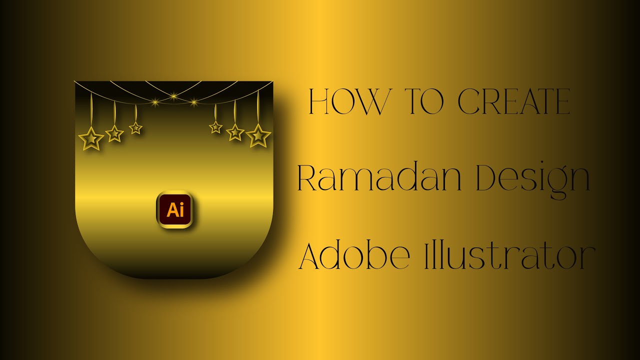 Ramadan Design: Adobe Illustrator Tutorial - YouTube