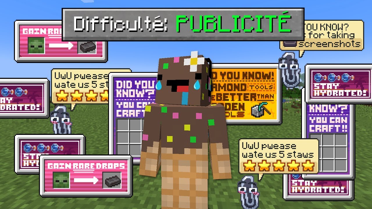 J'ai ajouté 1.000.000 de Virus sur mon Minecraft.. (IMPOSSIBLE) - YouTube