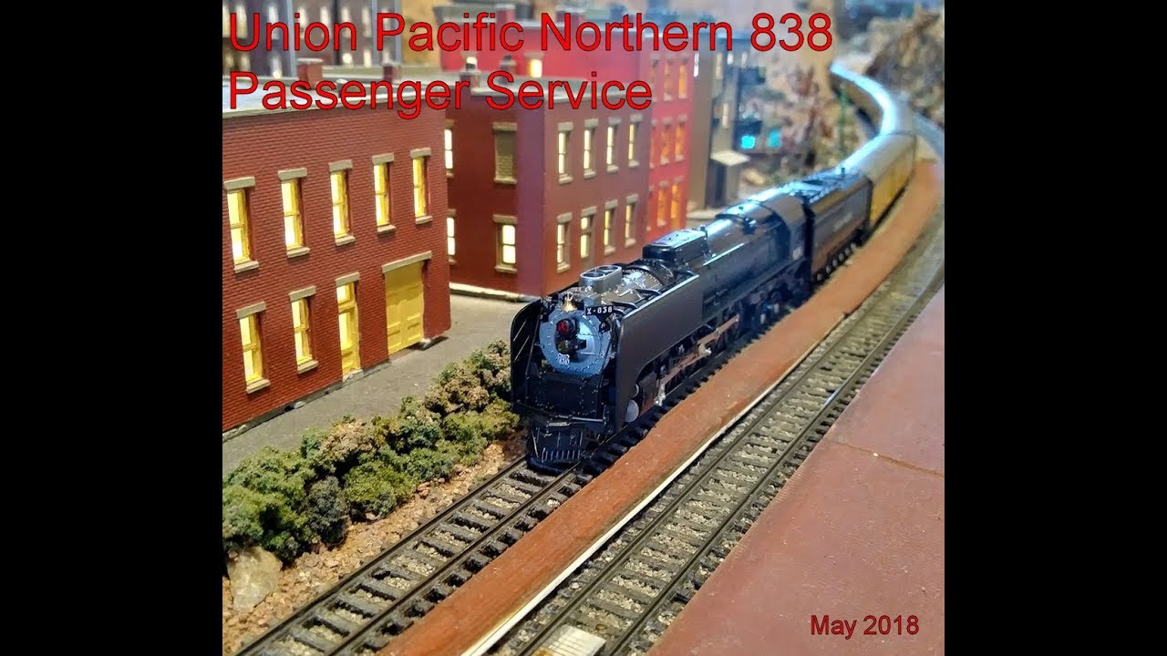 Union Pacific FEF-3 838 Passenger Train - YouTube