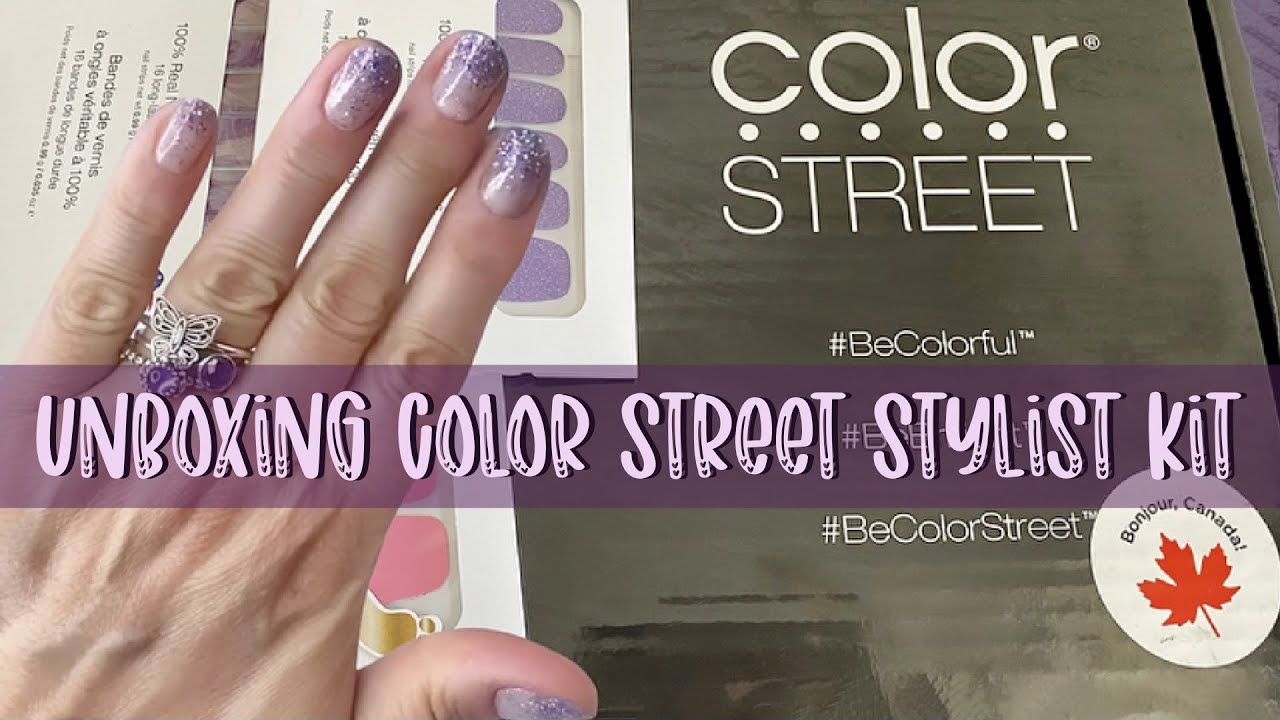 Unboxing Color Street Starter Kit - YouTube
