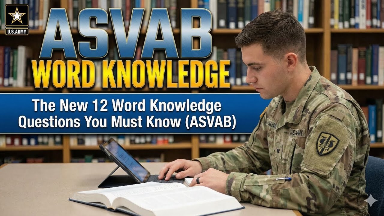 12 most important ASVAB Word Knowledge | High-Frequency Vocabulary ...