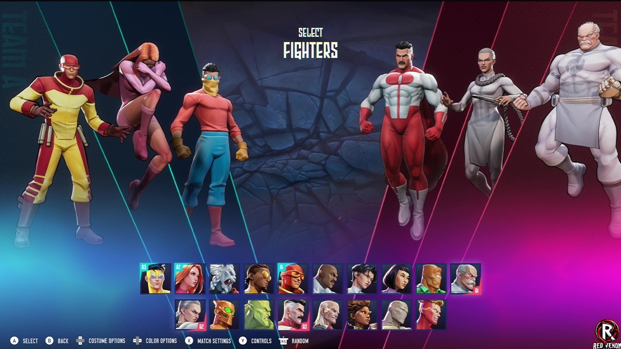 Invincible VS - All Characters & Colors + Stages & DLC (Zero-Suit Mark ...