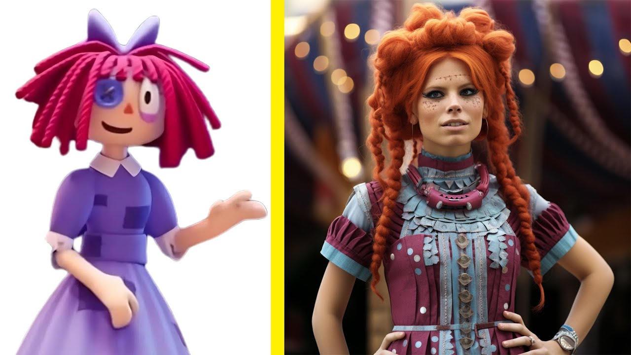 The Amazing Digital Circus ALL CHARACTERS in REAL LIFE - YouTube