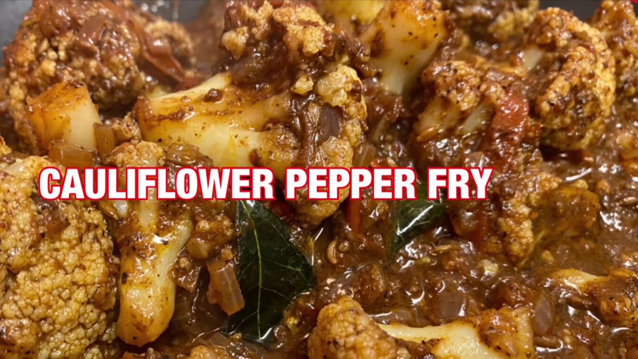 Cauliflower pepper fry😋/Gobi pepper fry/Gobi fry/Cauliflower fry ...