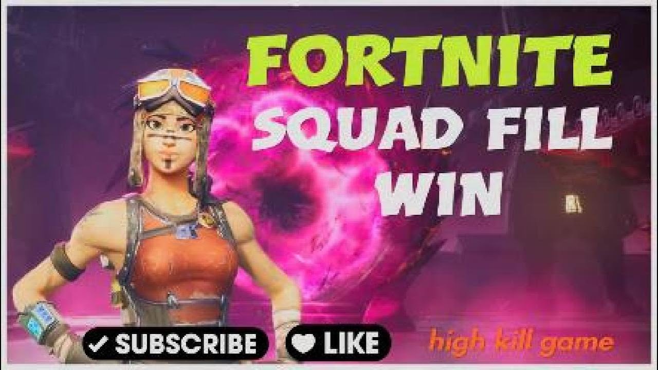 Fortnite squad fill WIN - YouTube